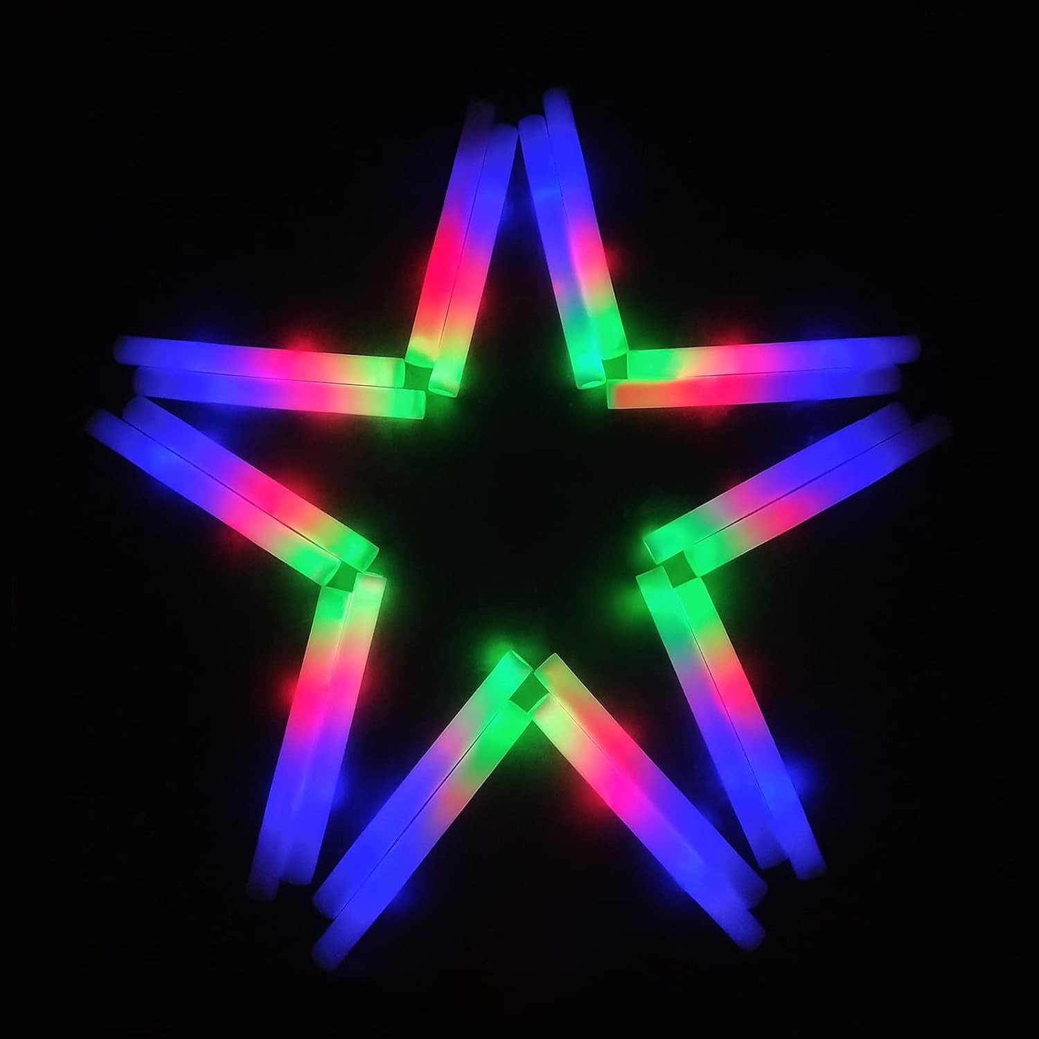 Styrofoam Led Light Up Foam Sticks Pack, Holiday Wedding Glow Sticks ...