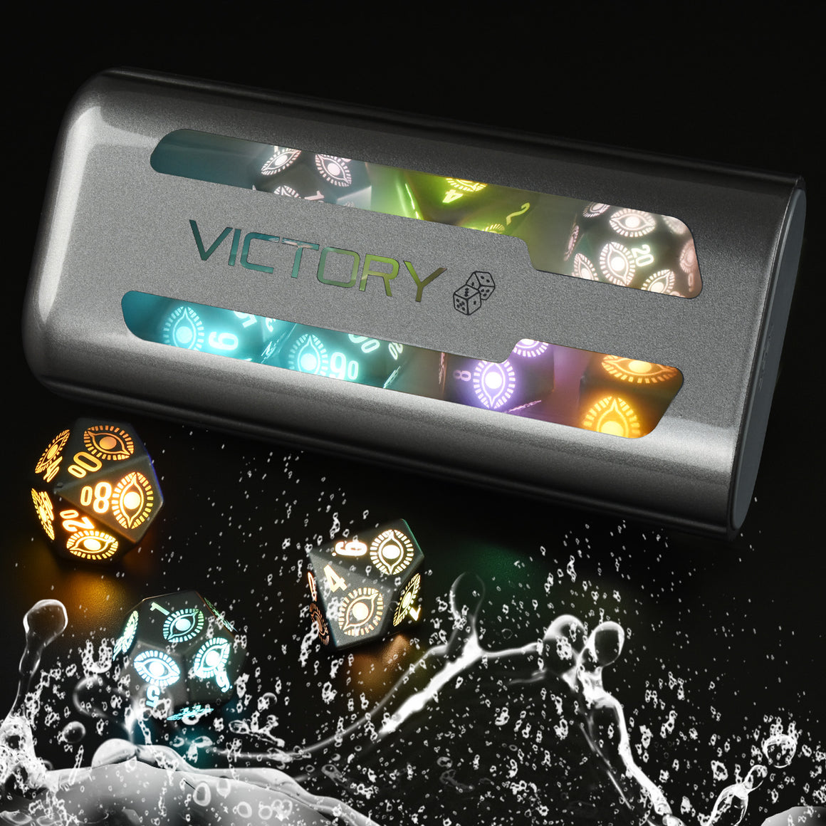 D&D Dice Sets LED with Charging Box Light Up For Dungeons & Dragons ...