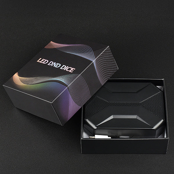 Electronic DND Dice Rechargeable with Charging Box, Light up Dice 7 PC ...