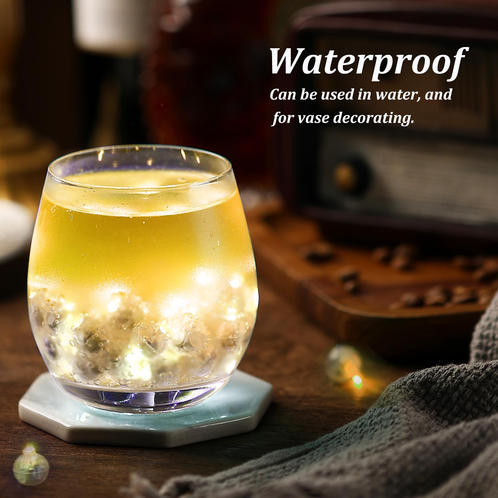 Warm White Mini Led Lights, Waterproof Round Tiny Led Light for Party ...