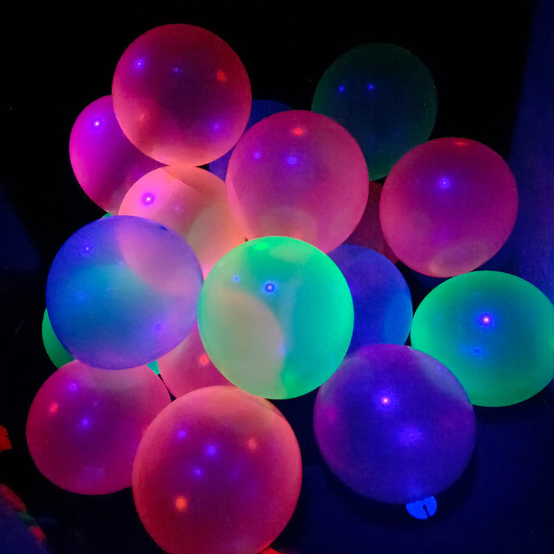 Neon Glow Party Balloons UV Black Light Balloons, Glow in the Dark Par ...